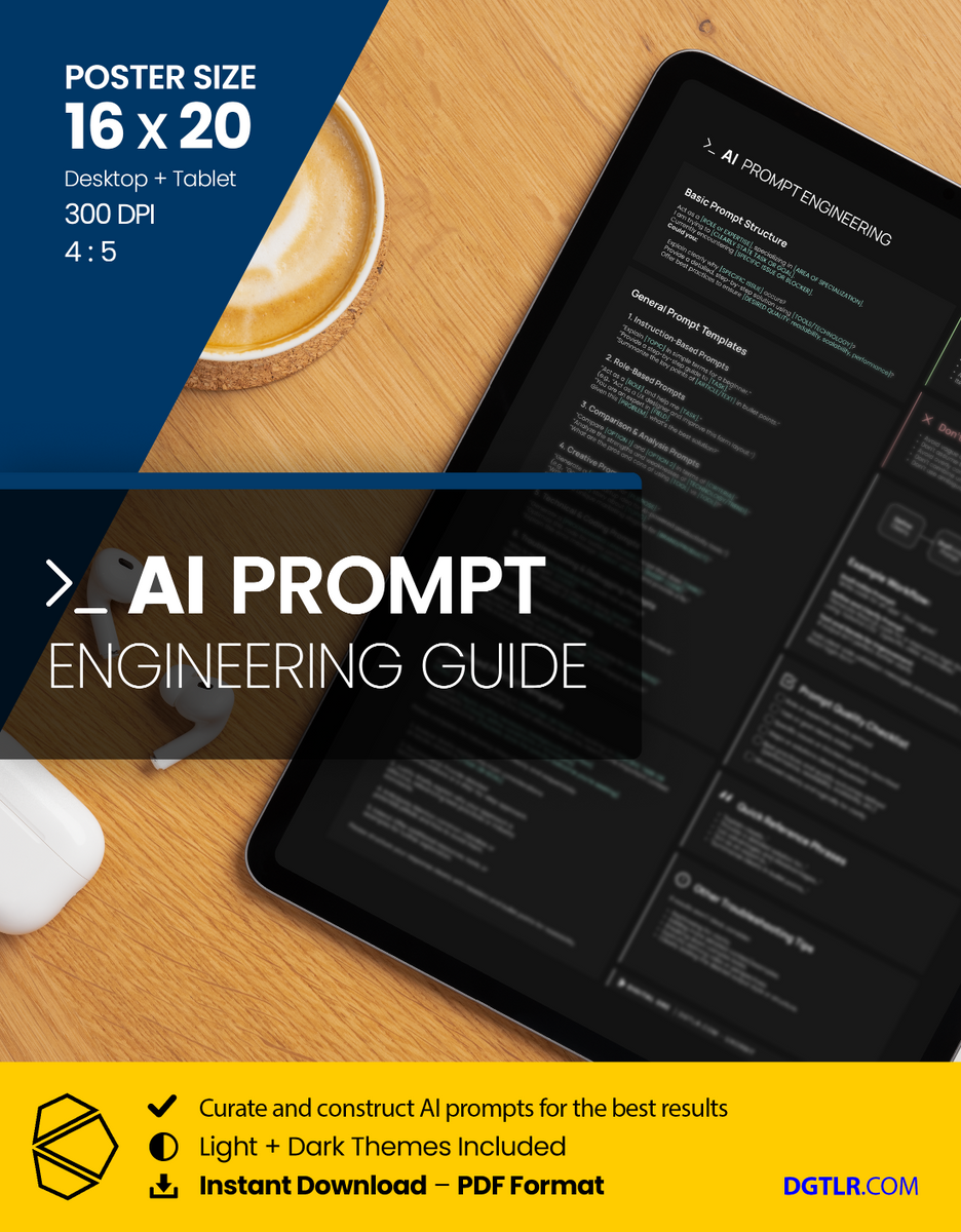 AI Prompt Engineering - Prompt Smarter, Build Faster (PDF) – Digital Ore